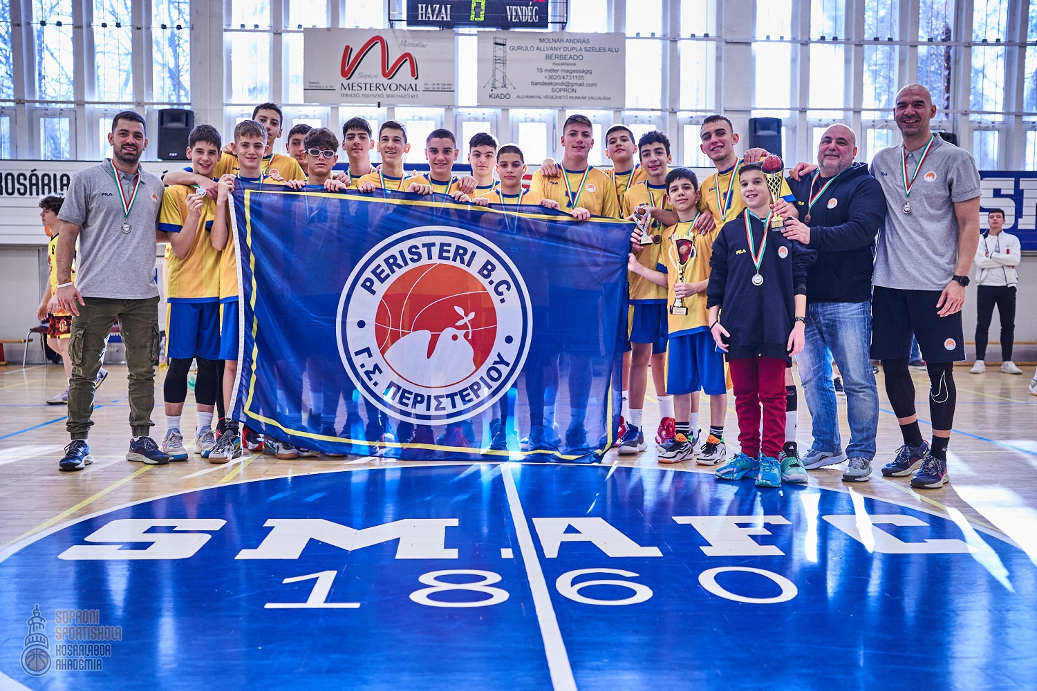 Δεύτερη θέση για τους Παμπαίδες U14 του ΓΣ Περιστερίου σε τουρνουά ...